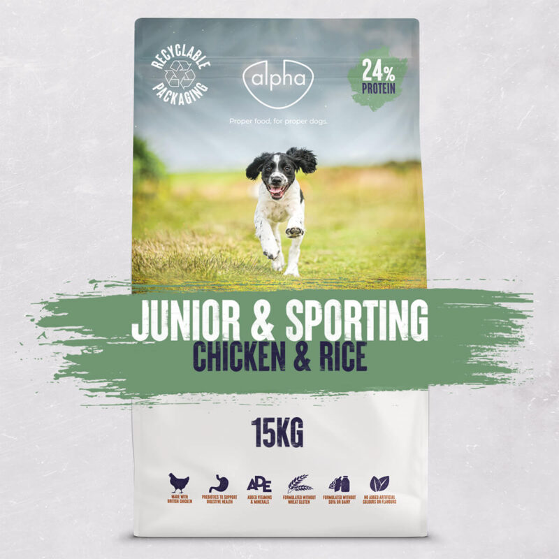 Junior & Sporting Dog Food | 24% Protein